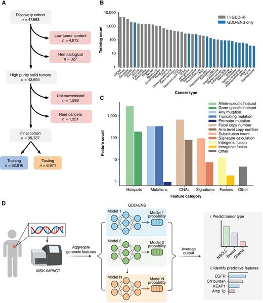 Deep-Learning Model for Tumor-Type Prediction Using Targeted Clinical ...