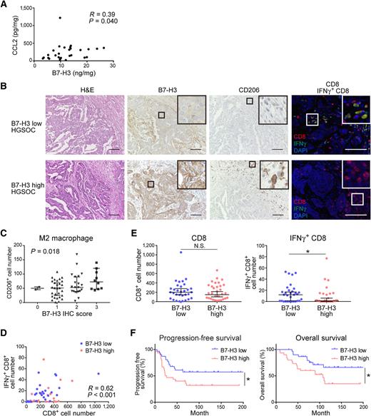 B7-H3 Suppresses Antitumor Immunity via the CCL2–CCR2–M2 Macrophage ...