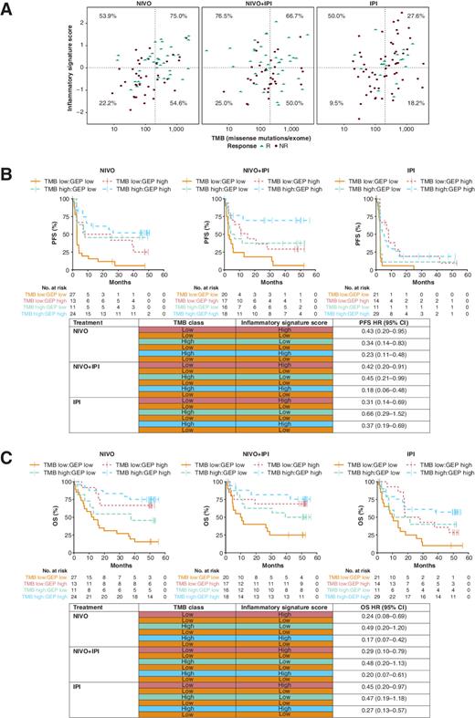 TMB and Inflammatory Gene Expression Associated with Clinical Outcomes ...
