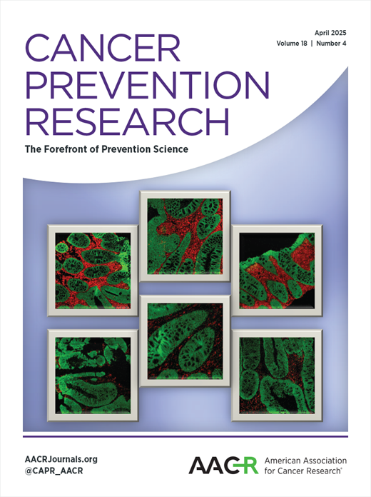 Editors’ Selections from Relevant Scientific Publications | Cancer Prevention Research ...