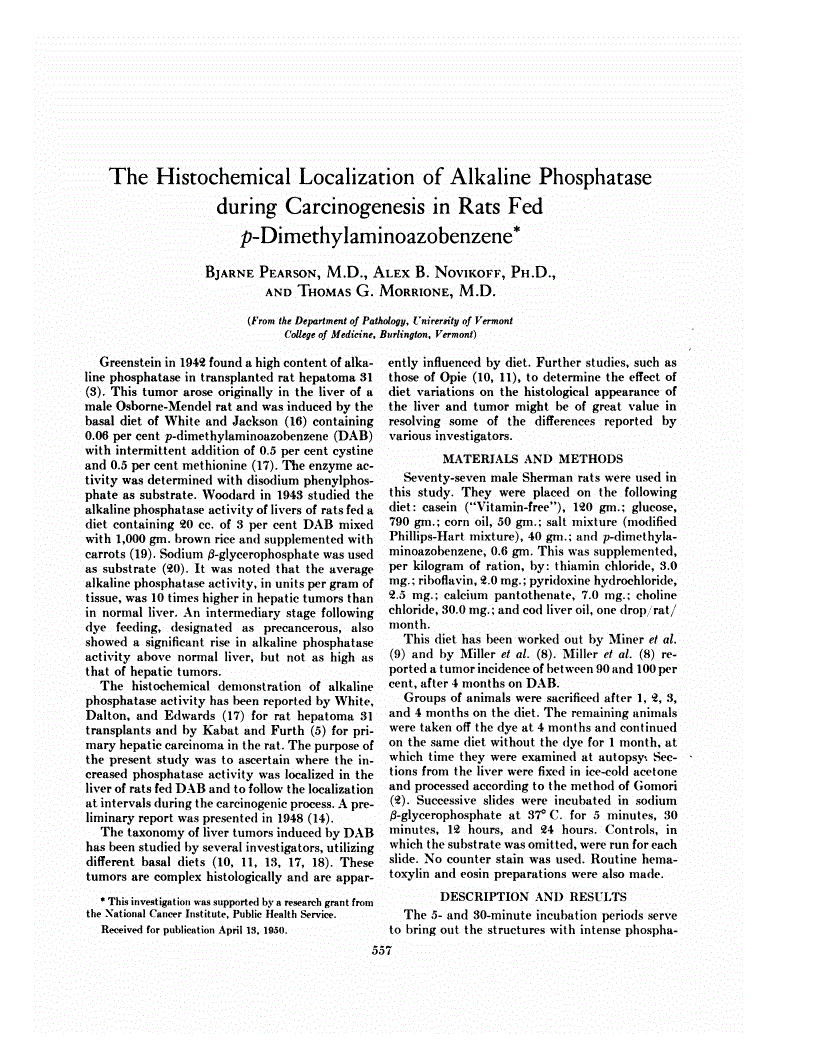 The Histochemical Localization of Alkaline Phosphatase during ...