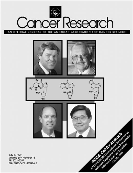 July 1, 1999 Cancer Research cover legend | Cancer Research | American ...