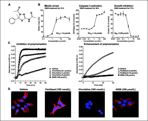K858, a Novel Inhibitor of Mitotic Kinesin Eg5 and Antitumor Agent ...
