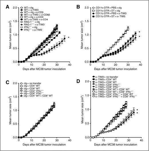 Anti-TIM3 Antibody Promotes T Cell IFN-γ–Mediated Antitumor Immunity ...