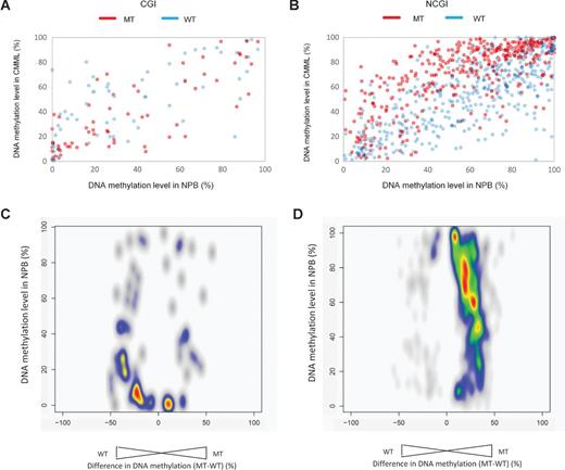 TET2 Mutations Affect Non-CpG Island DNA Methylation at Enhancers and ...