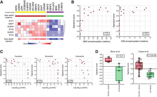 RAS–MAPK Pathway-Driven Tumor Progression Is Associated with Loss of ...