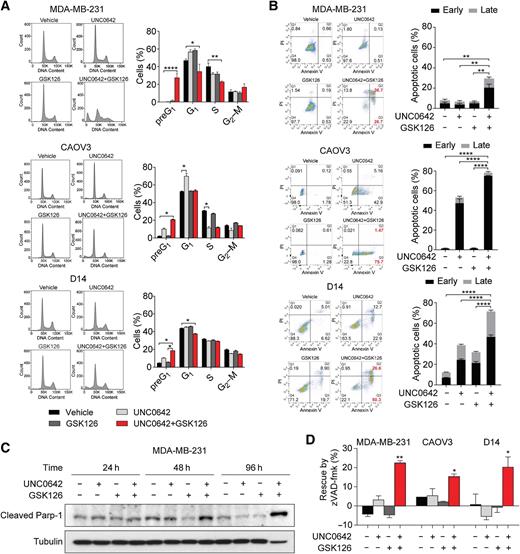 Combined Inhibition of G9a and EZH2 Suppresses Tumor Growth via Synergistic Induction of IL24 ...