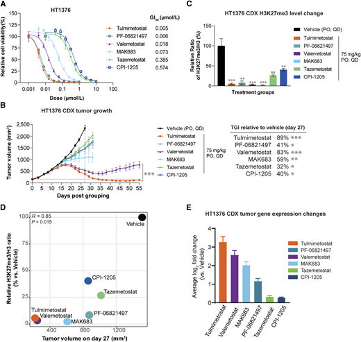 Comprehensive Target Engagement by the EZH2 Inhibitor Tulmimetostat ...