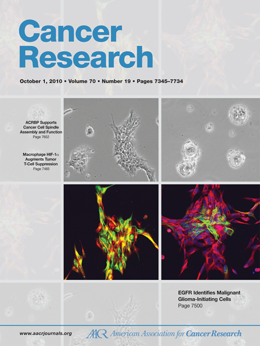 Highlights from Recent Cancer Literature | Cancer Research | American ...
