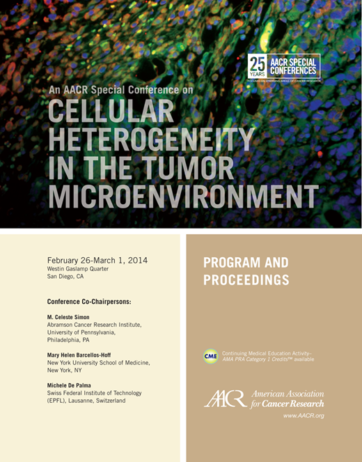 Abstract A19: Characterizing the tumor stroma of B16 melanoma at ...