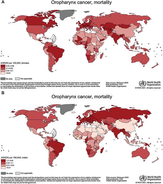 The Current Burden of Oropharyngeal Cancer: A Global Assessment Based ...