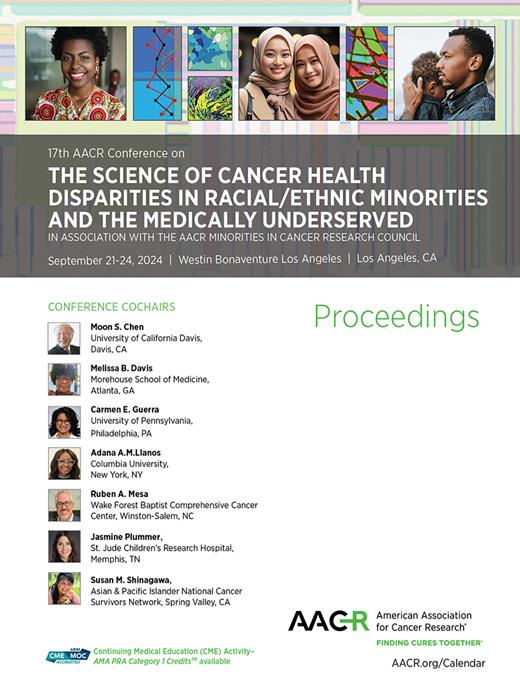 Abstract A080: Improving outcomes: Addressing racial and ethnic ...