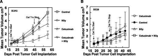 The Effects of Cetuximab Alone and in Combination With Radiation and/or ...