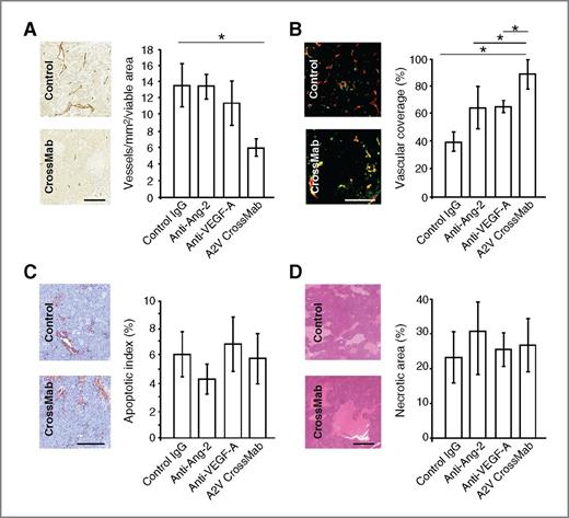 Ang-2-VEGF-A CrossMab, a Novel Bispecific Human IgG1 Antibody Blocking ...
