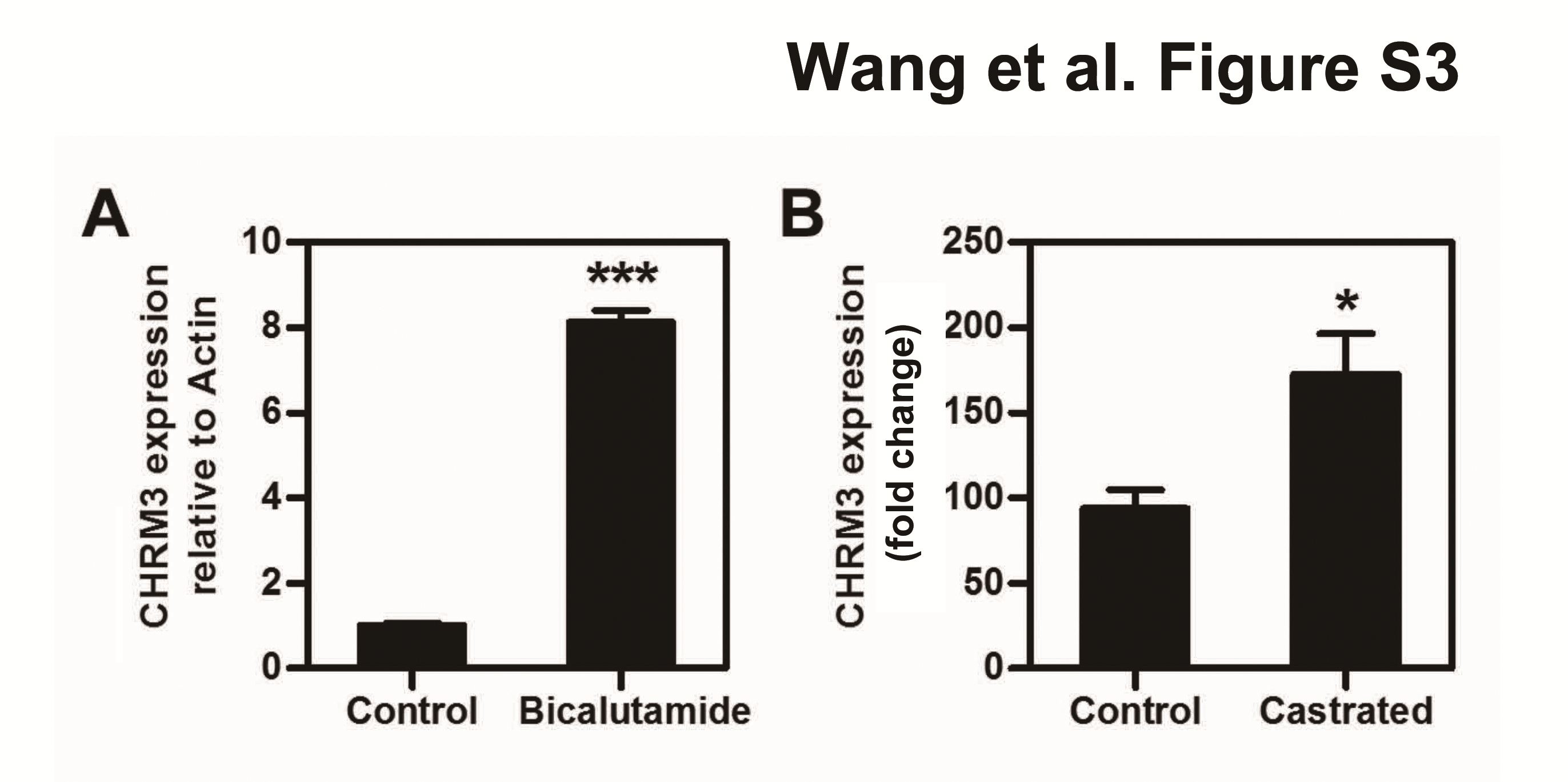 Autocrine Activation of CHRM3 Promotes Prostate Cancer Growth and ...