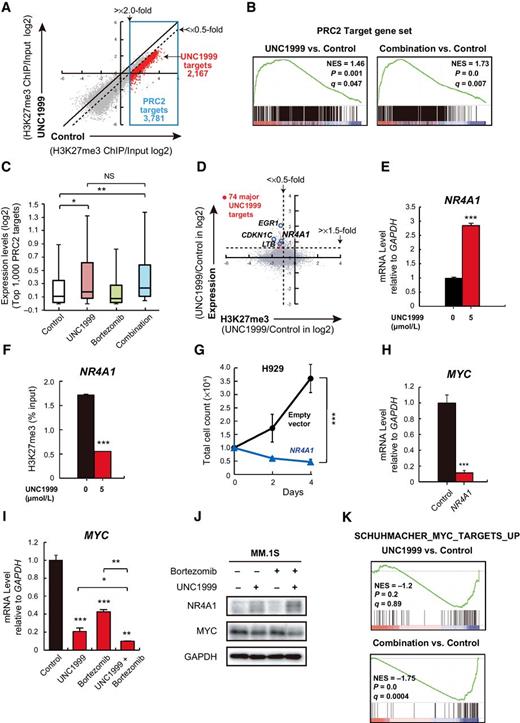 Dual Inhibition of EZH2 and EZH1 Sensitizes PRC2-Dependent Tumors to Proteasome Inhibition ...