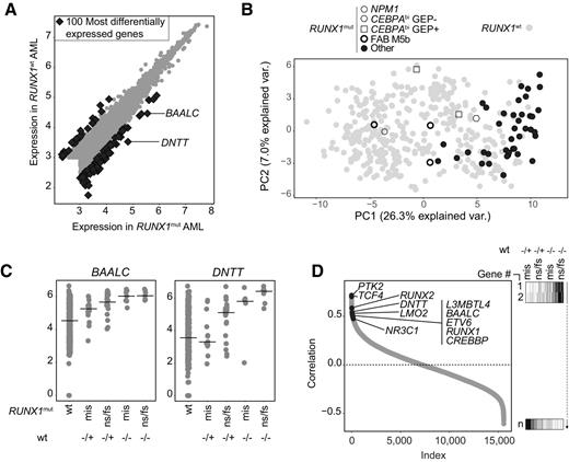 Chemogenomic Landscape of RUNX1-mutated AML Reveals Importance of RUNX1 Allele Dosage in ...