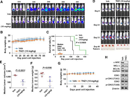 The Covalent CDK7 Inhibitor THZ1 Potently Induces Apoptosis in Multiple ...