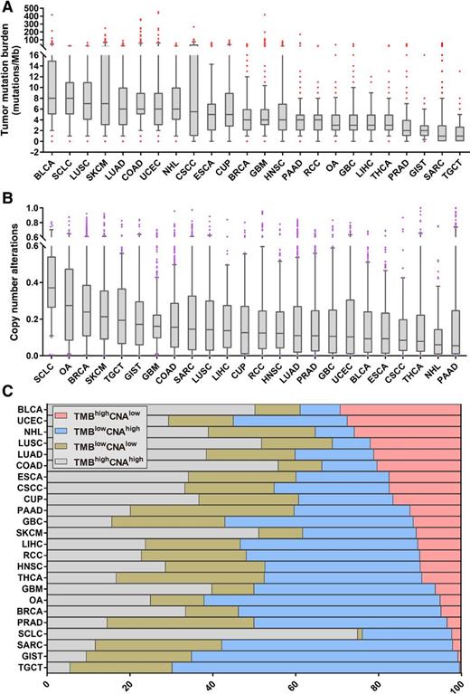 Combination of TMB and CNA Stratifies Prognostic and Predictive ...
