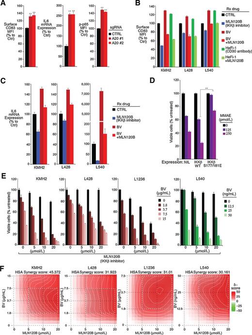 A20 and RBX1 Regulate Brentuximab Vedotin Sensitivity in Hodgkin ...