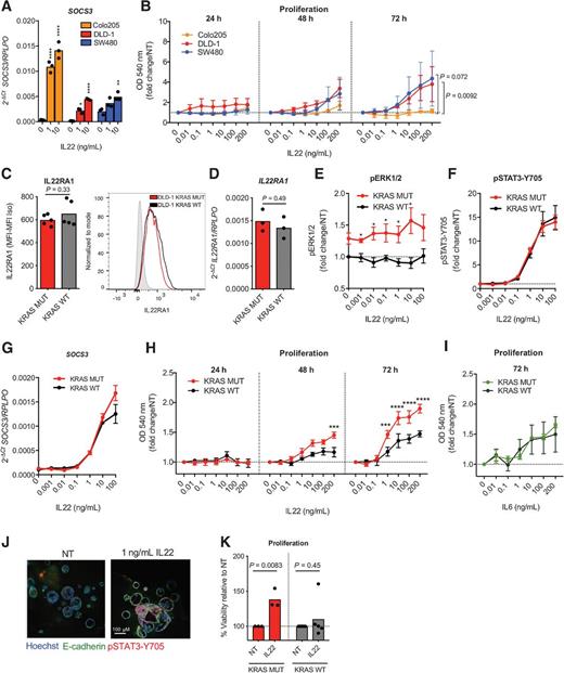 The Interleukin 22 Pathway Interacts with Mutant KRAS to Promote Poor ...
