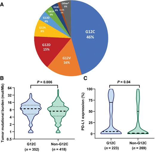 Treatment Outcomes and Clinical Characteristics of Patients with KRAS ...