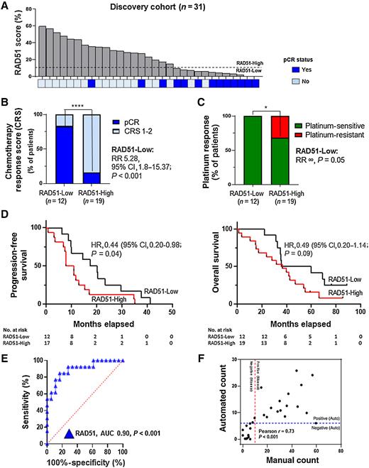 RAD51 Foci as a Biomarker Predictive of Platinum Chemotherapy Response ...
