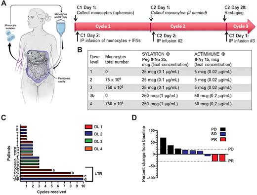 Intraperitoneal Monocytes plus IFNs as a Novel Cellular Immunotherapy ...