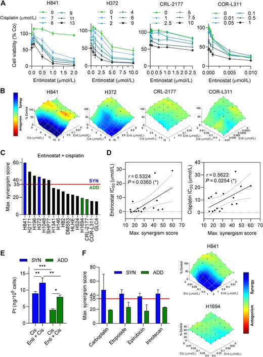 Entinostat Enhances the Efficacy of Chemotherapy in Small Cell Lung ...