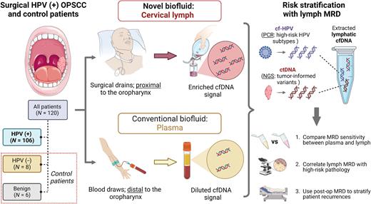 Sensitive MRD Detection from Lymphatic Fluid after Surgery in HPV ...
