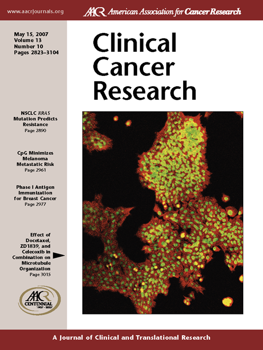 Microtubule-Associated Proteins as Targets in Cancer Chemotherapy ...