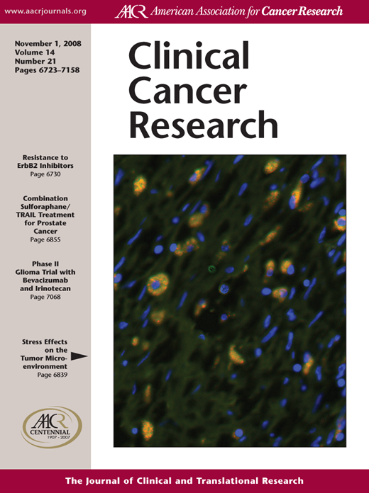 The Interleukin-8 Pathway in Cancer | Clinical Cancer Research ...