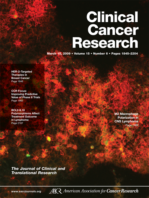 Alternate Endpoints for Screening Phase II Studies | Clinical Cancer ...