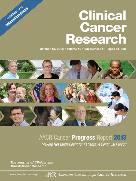 AACR Cancer Progress Report 2013 | Clinical Cancer Research | American ...