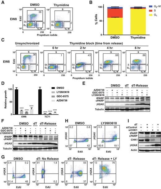 Inhibition of the ATR–CHK1 Pathway in Ewing Sarcoma Cells Causes DNA ...