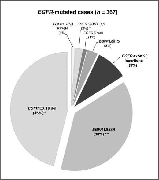 EGFR Exon 20 Insertion Mutations in Lung Adenocarcinomas: Prevalence ...
