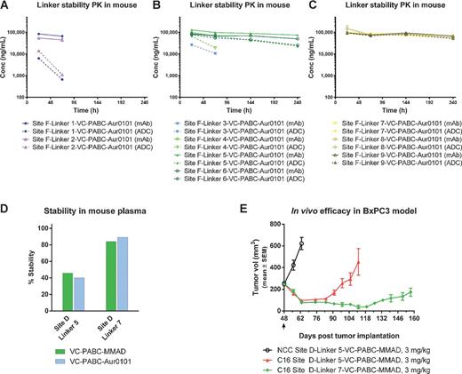 Molecular Basis of Valine-Citrulline-PABC Linker Instability in Site ...