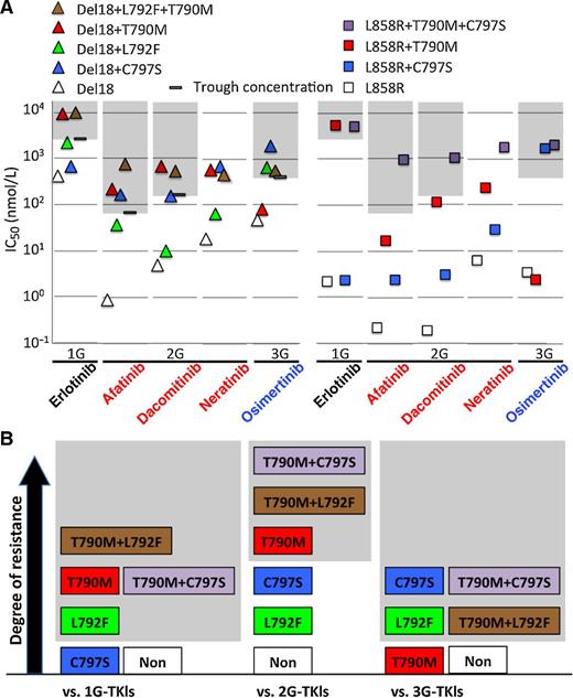 Characterization of EGFR T790M, L792F, and C797S Mutations as ...