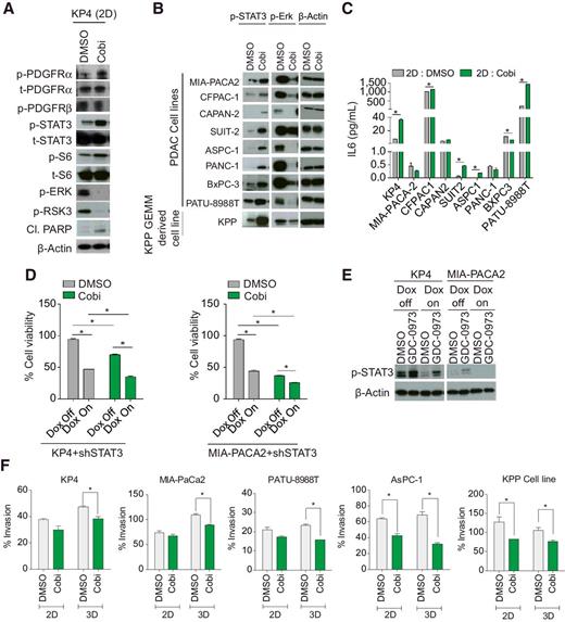 Cotargeting of MEK and PDGFR/STAT3 Pathways to Treat Pancreatic Ductal ...