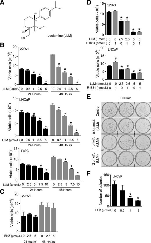 Therapeutic Potential of Leelamine, a Novel Inhibitor of Androgen ...