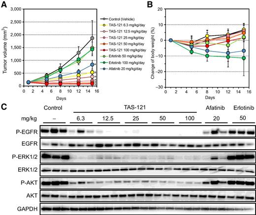 TAS-121, A Selective Mutant EGFR Inhibitor, Shows Activity Against ...