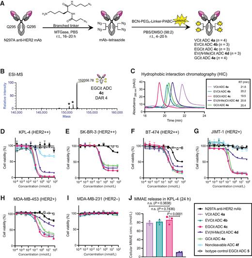 An Enzymatically Cleavable Tripeptide Linker for Maximizing the ...