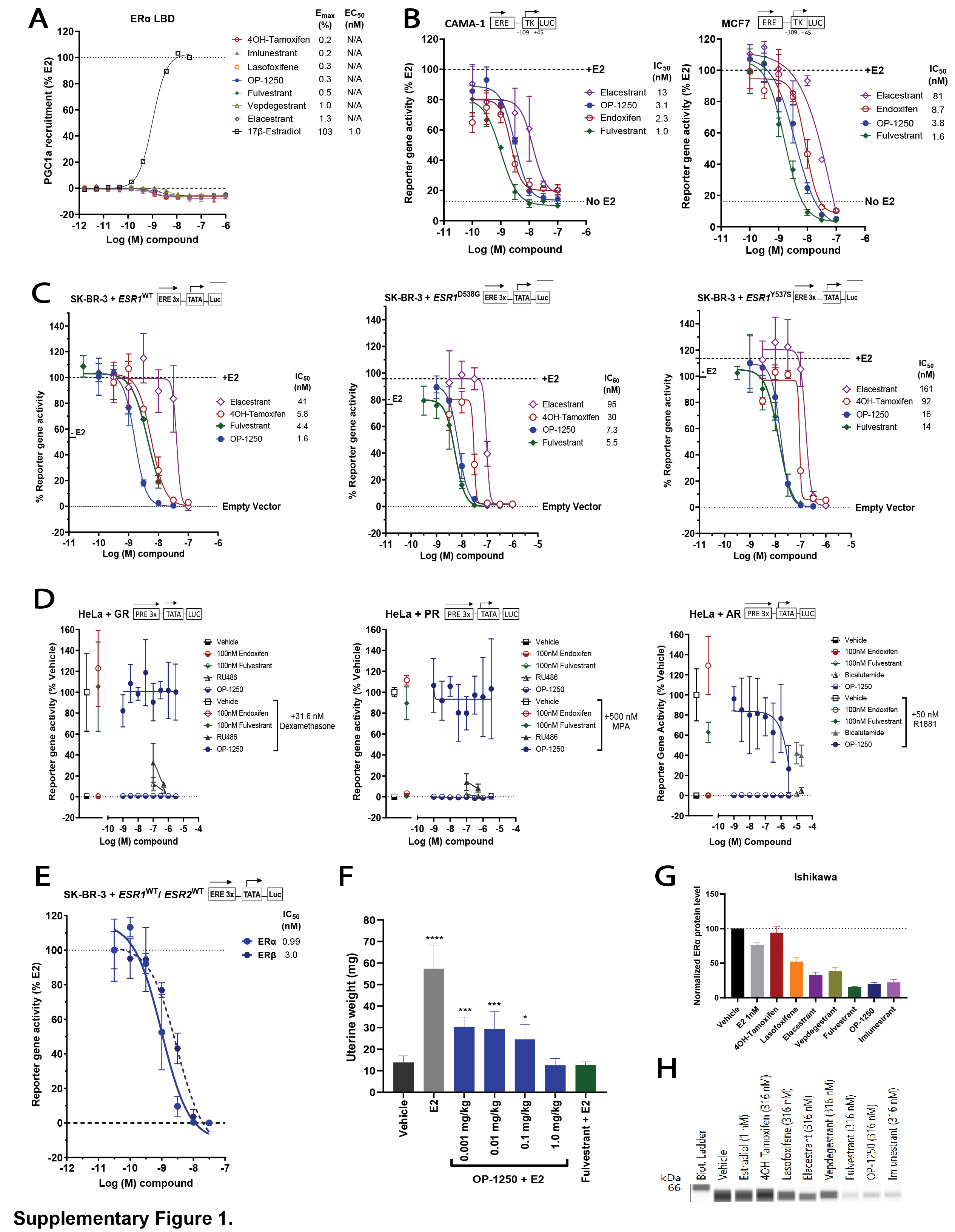 Palazestrant (OP-1250), A Complete Estrogen Receptor Antagonist ...