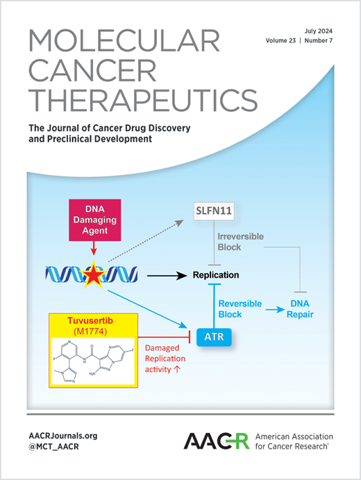 The Novel ATR Inhibitor Tuvusertib (M1774) Induces Replication Protein ...
